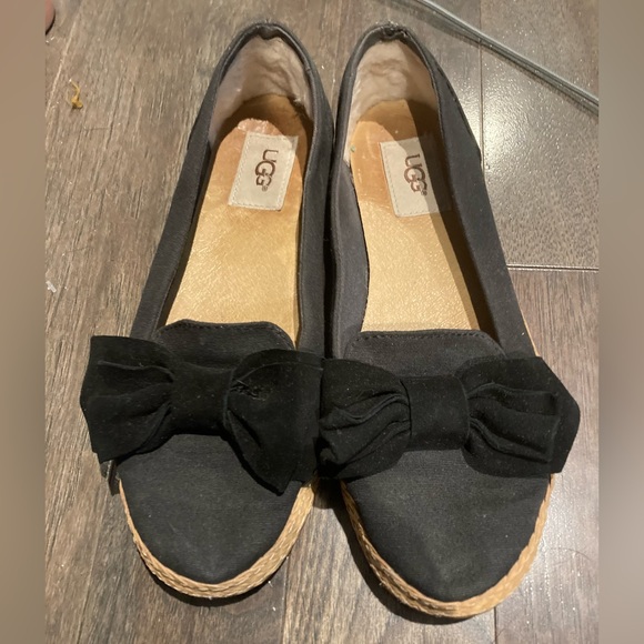 UGG | Shoes | Ugg Bow Tie Slip On Shoes | Poshmark